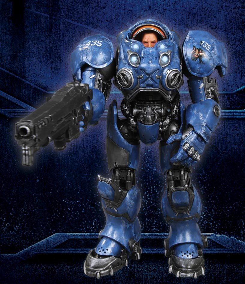 Starcraft 2 - Terran Marine Tychus Findlay 23cm Premium Series 2 Action ...