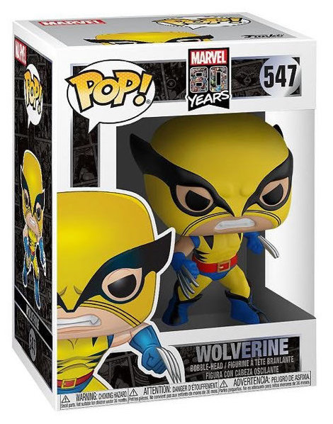 Marvel 80 Years - Wolverine POP Vinyl Bobble-Head Figure | Minotaur.cz