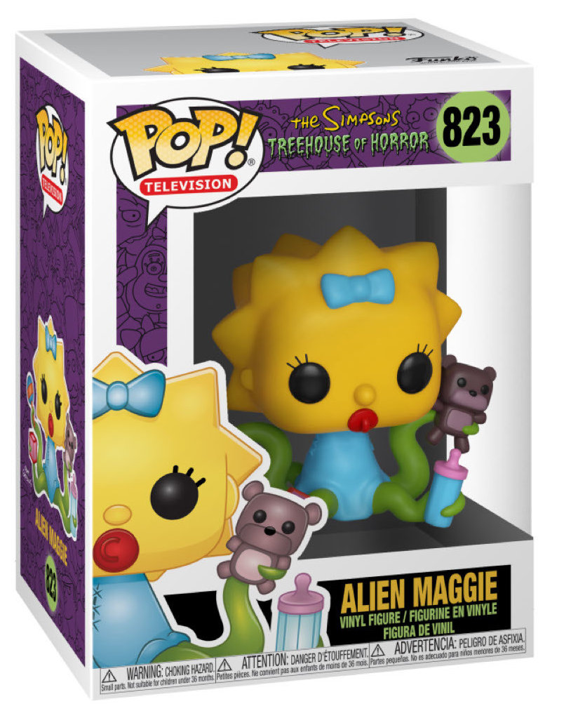 Simpsons - Treehouse of Horror - Alien Maggie POP Vinyl Figure ...