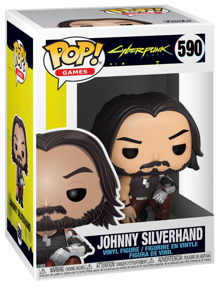 Cyberpunk 2077 - Johnny Silverhand (Crouching) POP Vinyl Figure ...