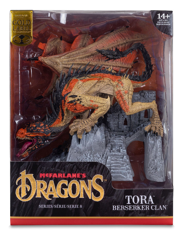 McFarlane's Dragons - Series 8: Tora Berserker Clan PVC Statue ...