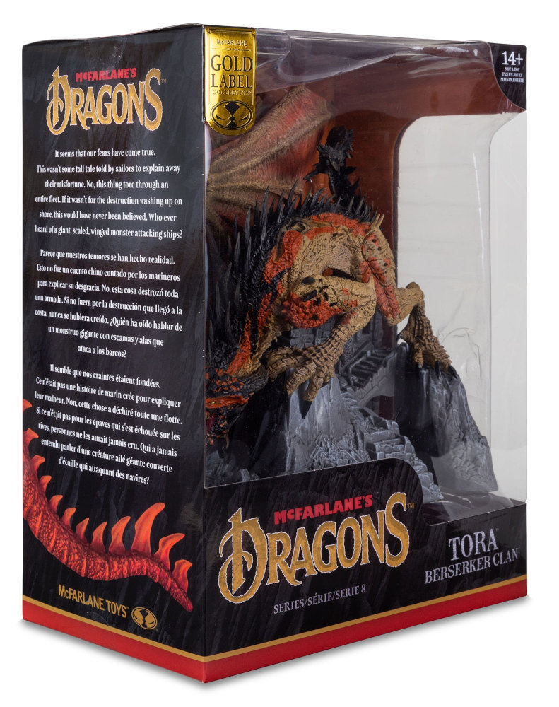 McFarlane's Dragons - Series 8: Tora Berserker Clan PVC Statue ...