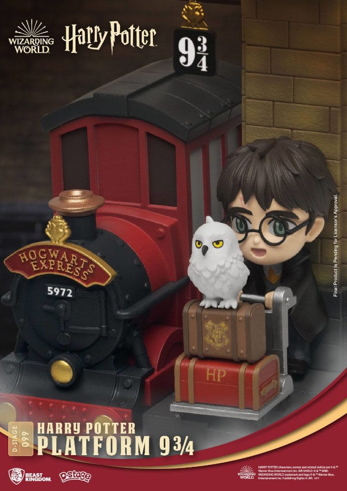 Harry Potter - Nástupiště 9 3/4 D-Stage PVC diorama 15 cm | Minotaur.cz