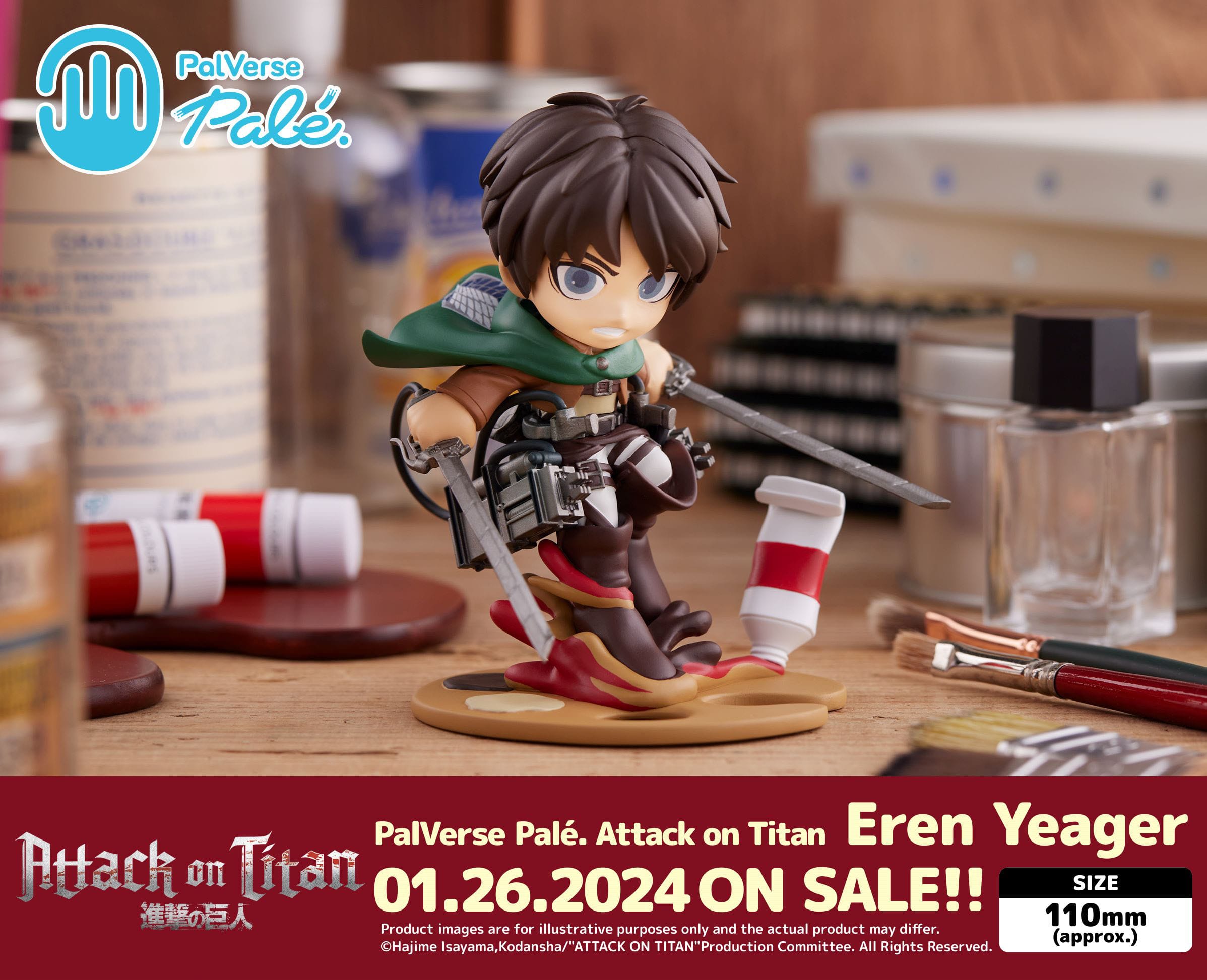 Attack on Titan - Eren Yeager PalVerse PVC figurka 11 cm | Minotaur.cz