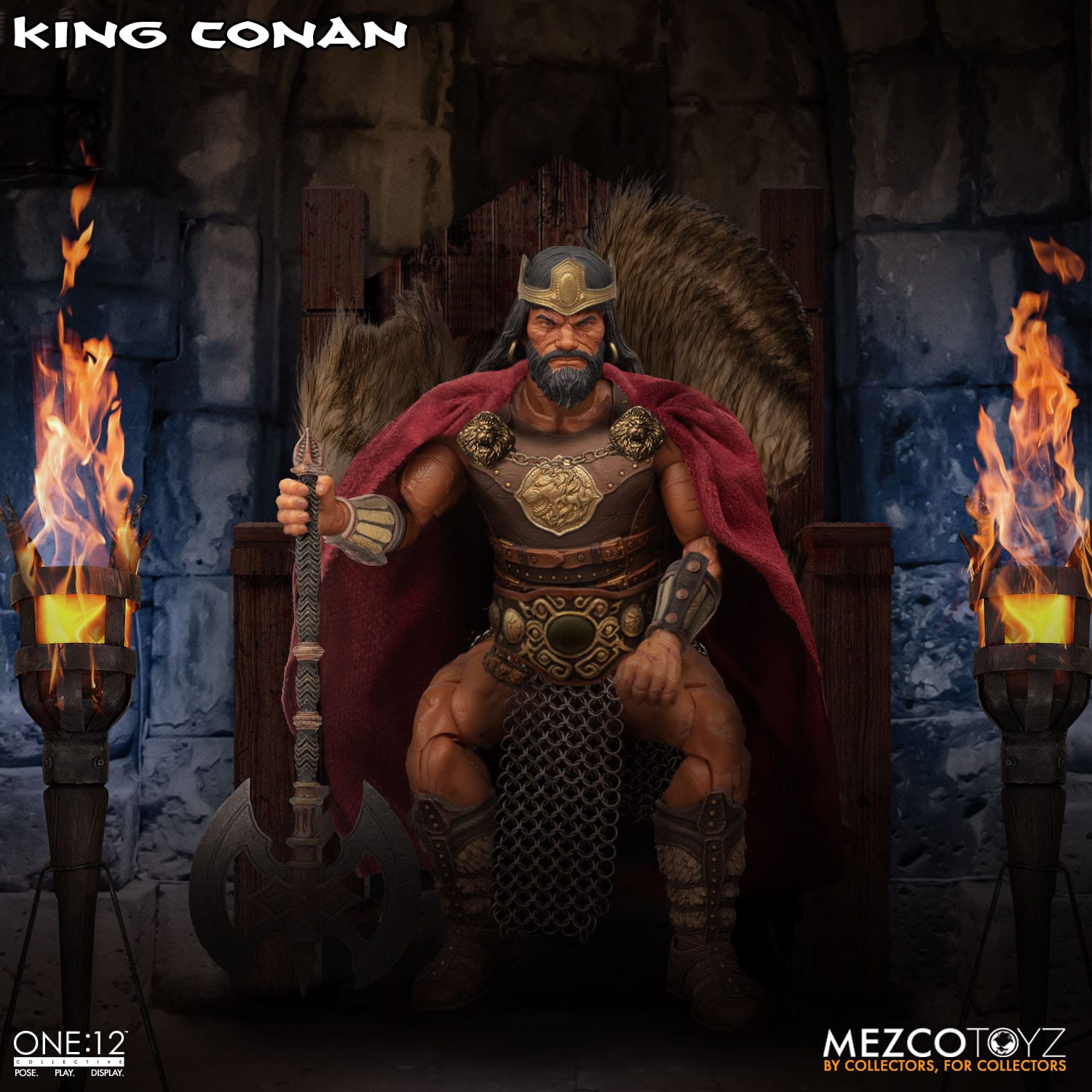 Conan the Barbarian - King Conan 1/12 akční figurka 17 cm | Minotaur.cz